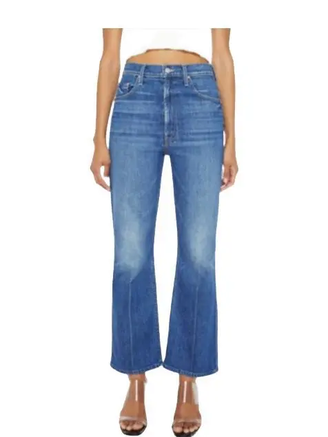 MOTHER The Lasso Sneak Jeans - Blue