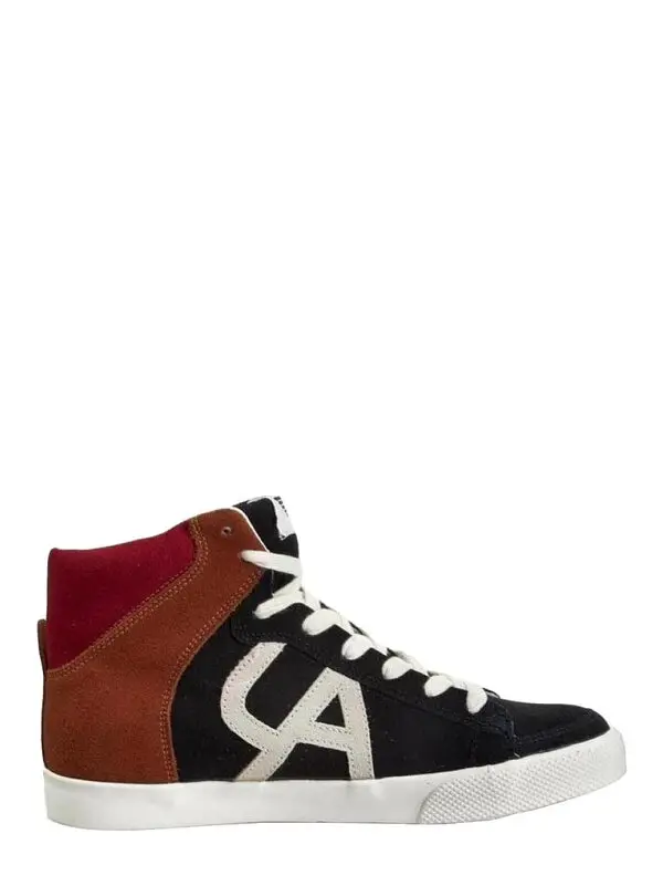 Emporio Armani High Top Sneakers With Logo Detail - White
