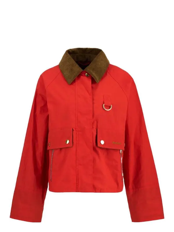 Barbour Mackworth D-ring Jacket - Vermillion/dress