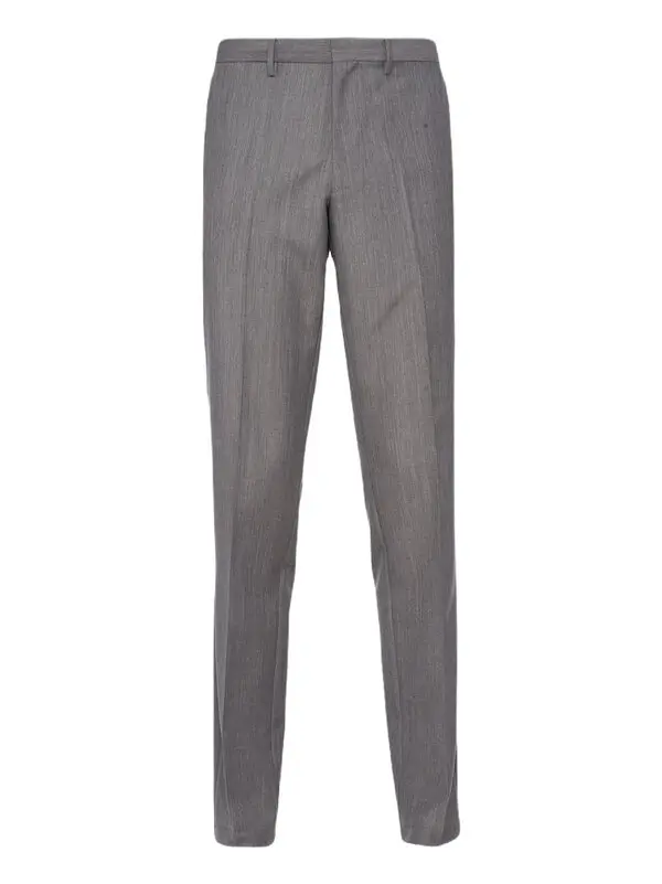Prada Belt Ring Casual Pants - Grey
