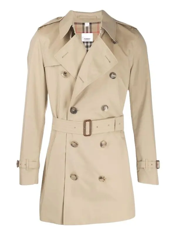 Burberry Wimbledon Belted Trench Coat - Nude