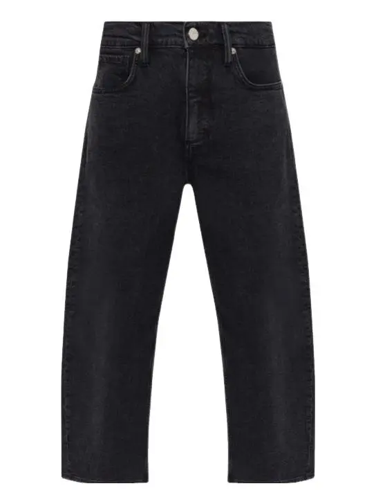 ALLSAINTS Sadie Wide-leg Jeans - Water-washed Black