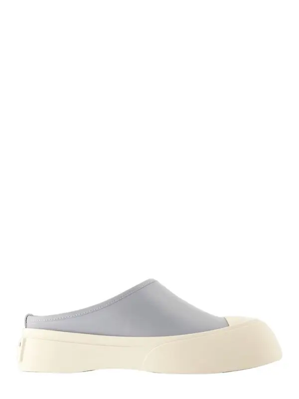 Marni Round Toe Slip-on Sneakers - White