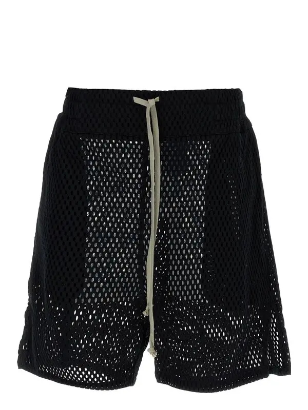 Rick Owens Drawstring Bermuda Shorts - Black
