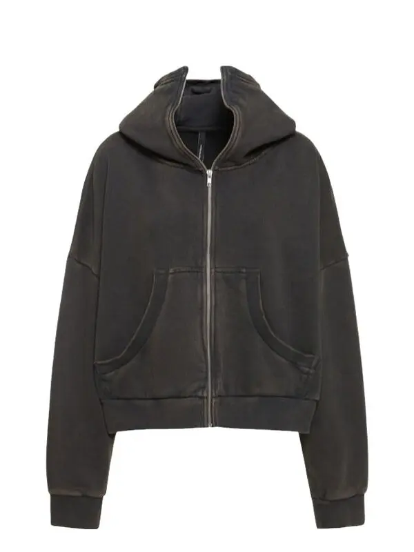 ENTIRE STUDIOS Zip Up Hoodie - Black