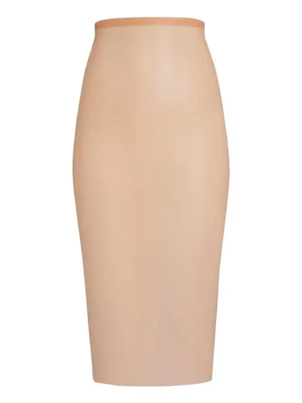 Alaïa Mermaid Midi Skirt - Nude
