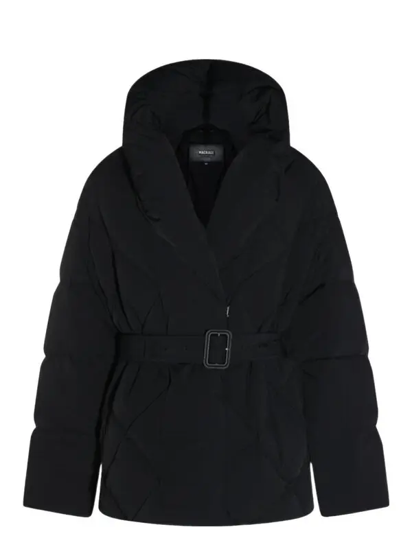 Mackage Olive Down Belted Jacket - Black