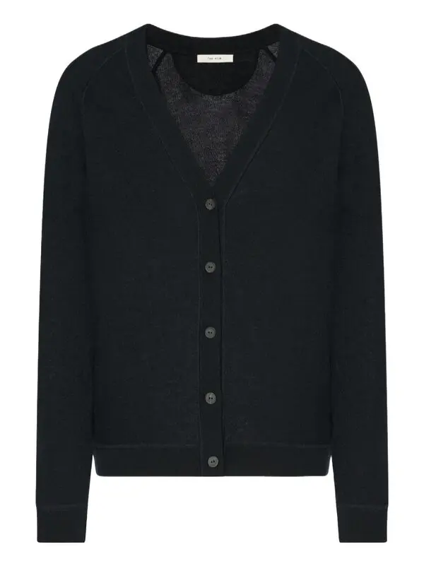 THE ROW Liberty Buttoned Cardigan - Black