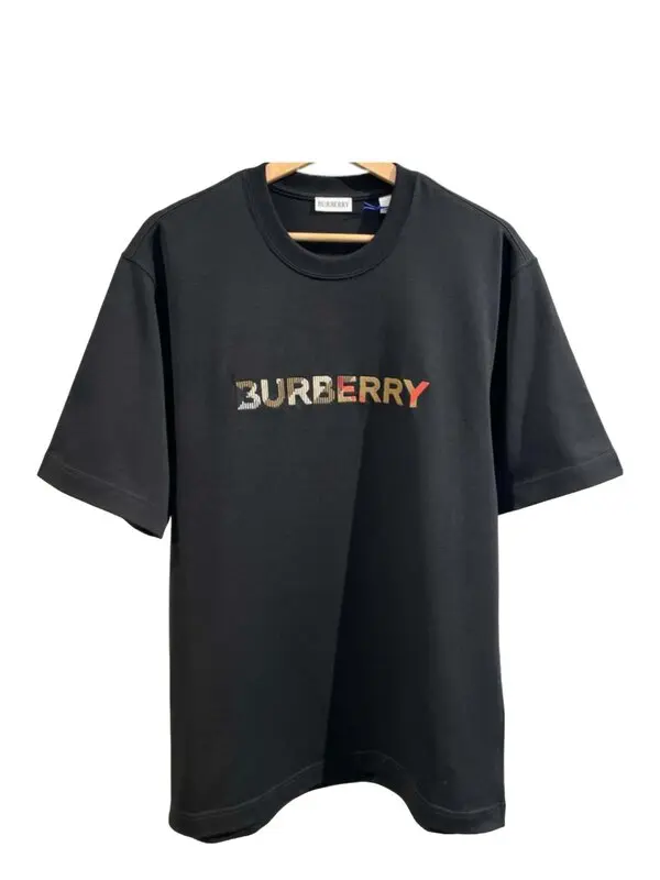 Burberry Crew Neck T-shirt - Black