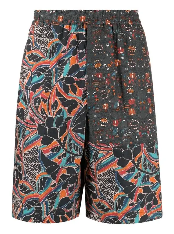 Isabel Marant Étoile Laverneo Printed Cotton Shorts - Multicolor