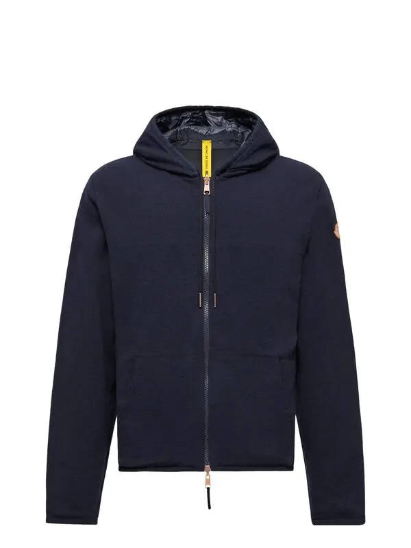 Moncler Gilga Farm Donald Glover" Reversible Zip-up Hoodie - Navy Blue