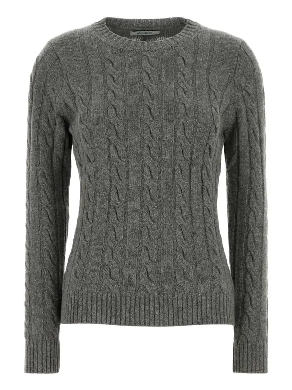 Gimaguas Braid Knit Pullover - Gray
