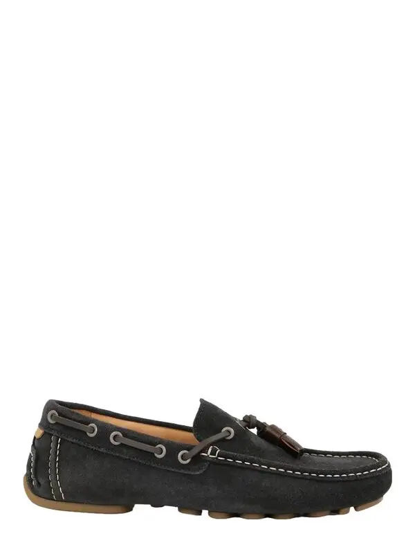 Emporio Armani Tassel Detail Loafers - Black