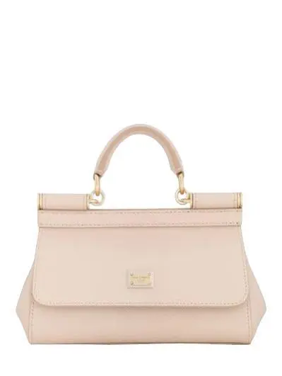 Dolce & Gabbana Small Sicily Leather Tote Bag - Pink