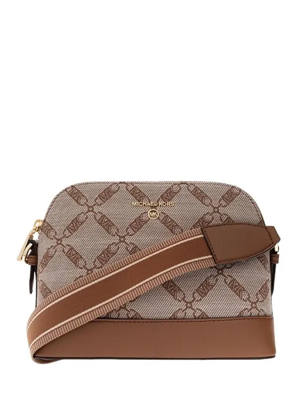 Michael Kors Logo-embossed Crossbody Bag - Brown