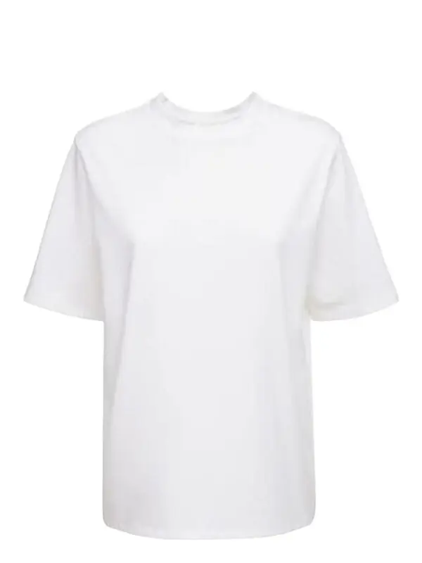 THE ROW Plain Knitted T-shirt - White
