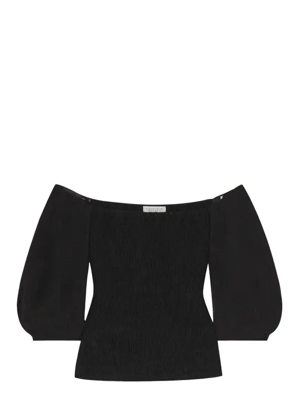 Gabriela Hearst Off-shoulder Top - Black