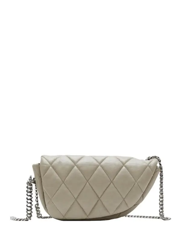 Burberry Quilted Leather Shoulder Bag - Nude