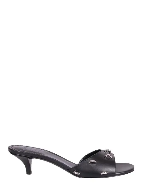 Givenchy Studded Open-toe Mules - Black