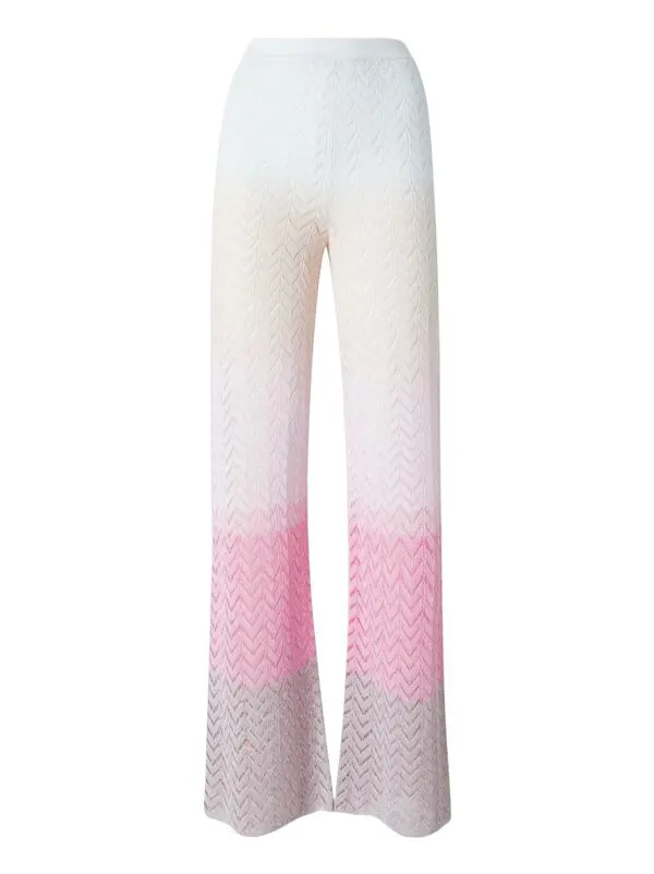 Missoni Chevron Knit Trousers - Multi-color