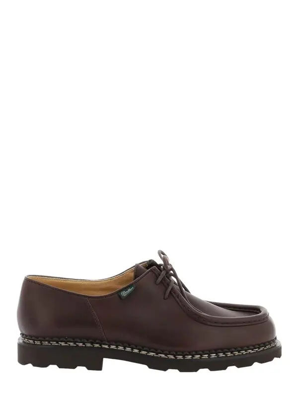 Paraboot Lace-up Casual Shoes With Leather Edging - Black