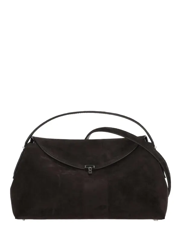 TOTEME Top Handle Tote Bag With Detachable Shoulder Strap - Brown