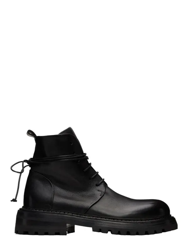 Marsèll Lace-up Combat Ankle Boots - Black