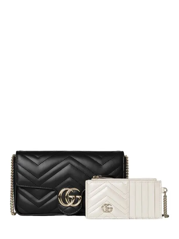 Gucci Gg Marmont Mini Shoulder Bag - Black