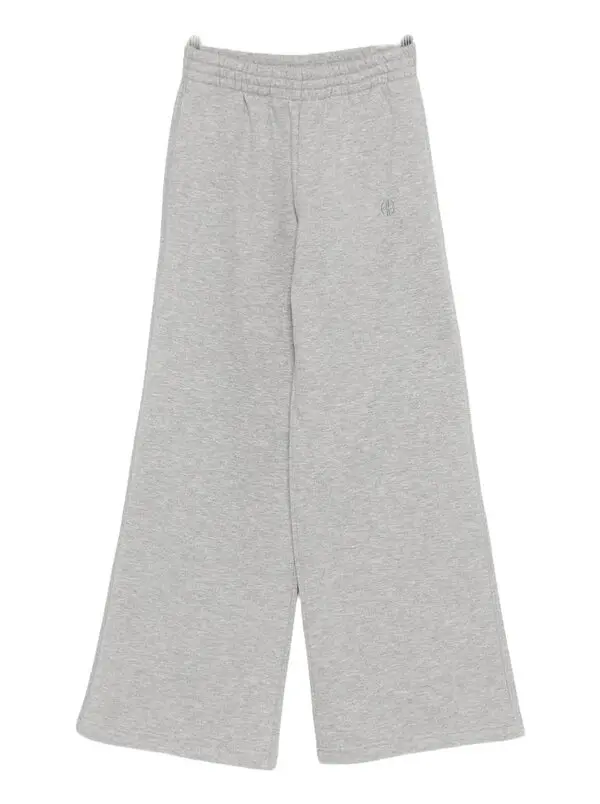 ANINE BING Kacey Wide Leg Track Pants - Gray