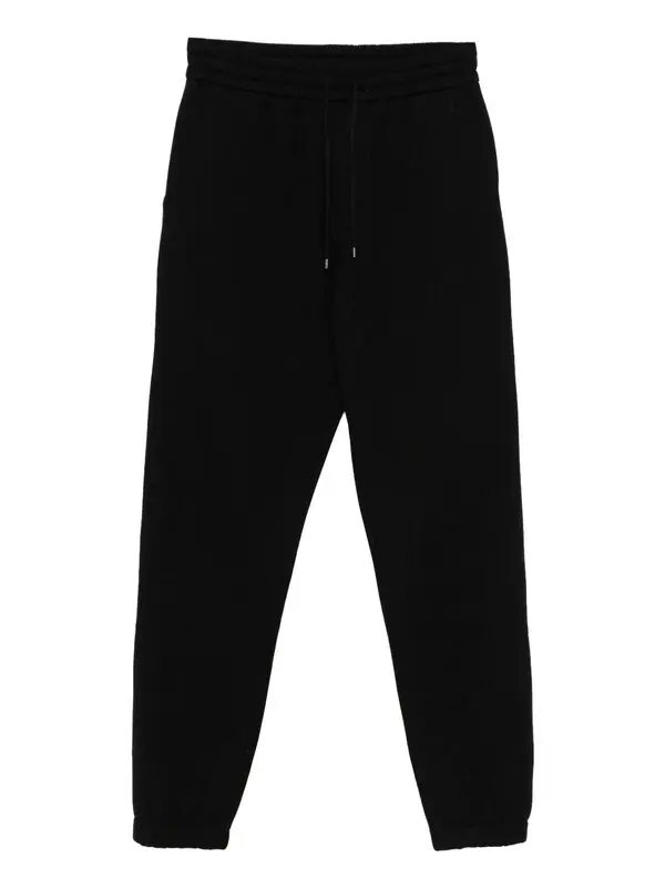 Saint Laurent Drawstring Straight Leg Joggings Pants - Black