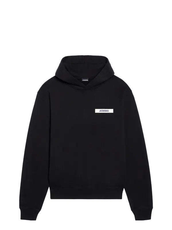 Jacquemus The Gros Grain Hoodie - Black