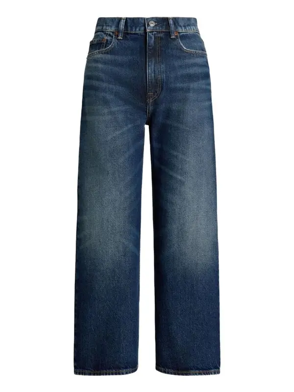 Polo Ralph Lauren High-rise Wide Leg Jeans - Blue