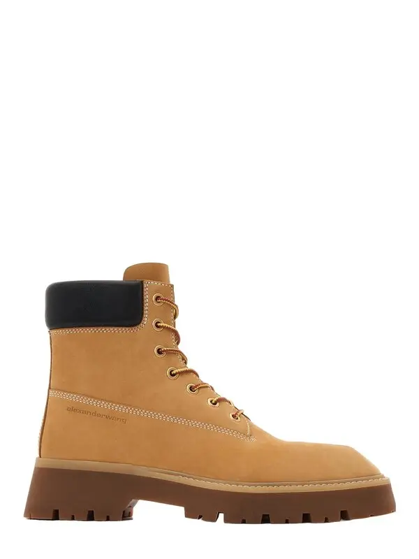 Alexander Wang Throttle Lace-up Ankle Boots - Brown
