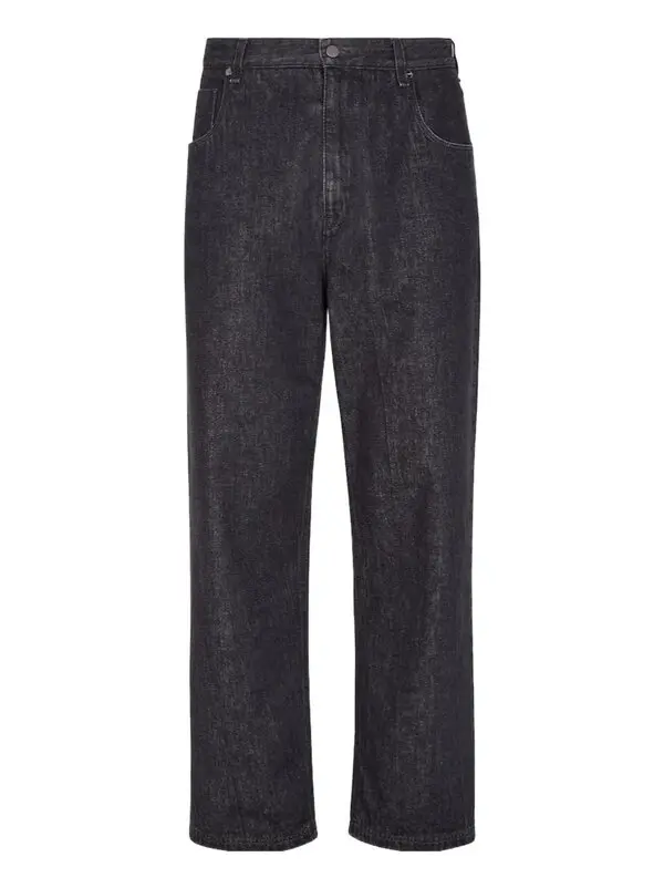 Fendi Straight Leg Jeans - Black