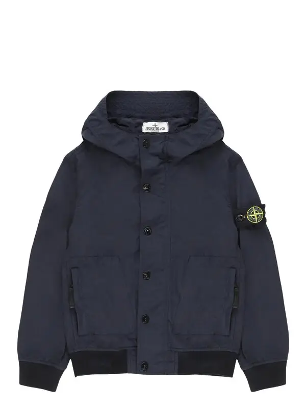 Stone Island Long-sleeved Zipper Jacket - Blue