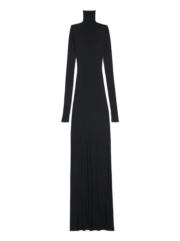 Balenciaga Knit Cover Dress - Black
