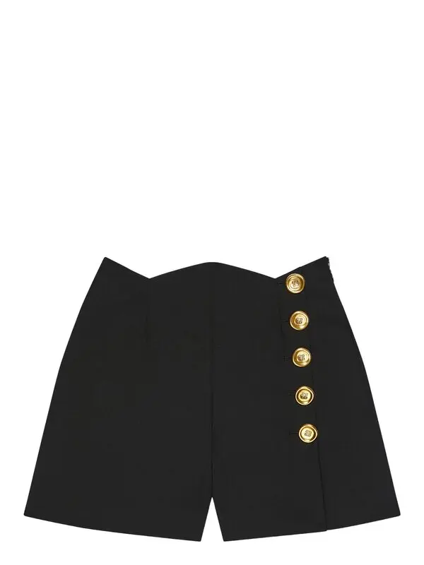 Givenchy Button-detailed Shorts - Black