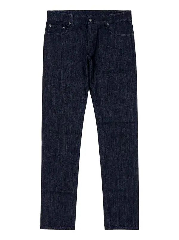 FERRAGAMO Belt Loop Denim Trousers - Black