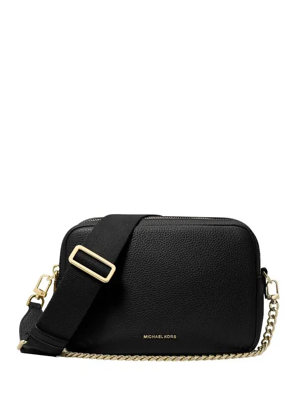 Michael Kors Bryant Medium Pebbled Camera Crossbody Bag - Black