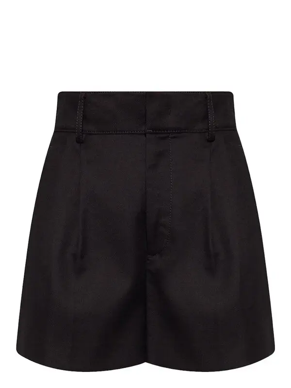 Red Valentino High-waisted Tailored Shorts - Black