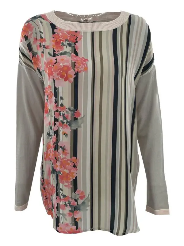 Max Mara Long-sleeved Sweater - Gray