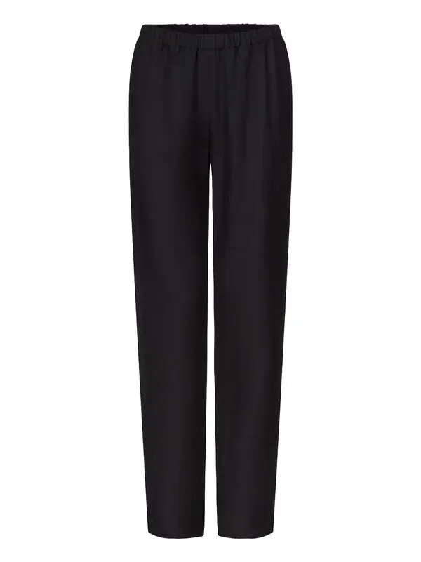 Loulou De Saison Scot Straight-leg Pants - Black