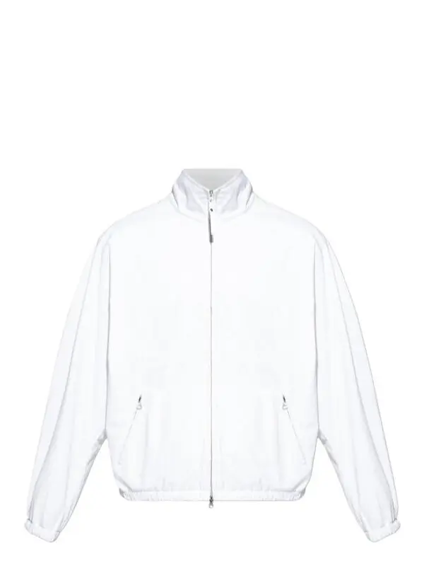 COURREGES Long Sleeve Zip Pocket Jacket - White