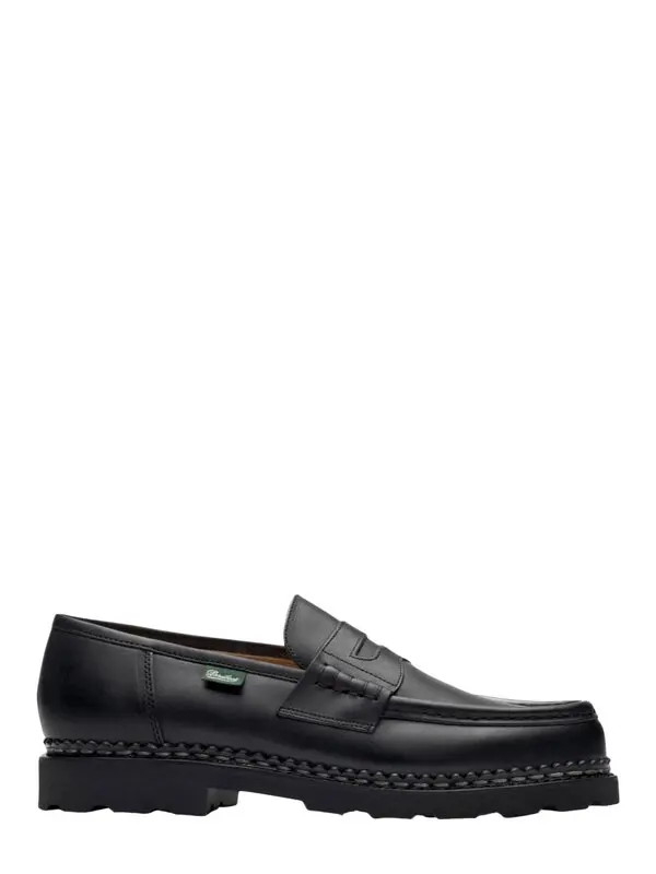 Paraboot Round Toe Loafers - Black