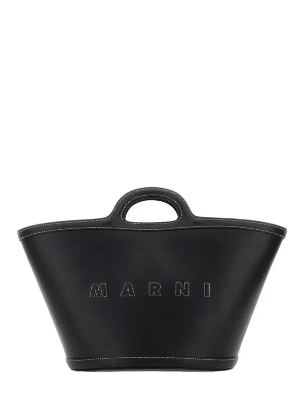 Marni Tropicalia Large Top Handle Bag - Black
