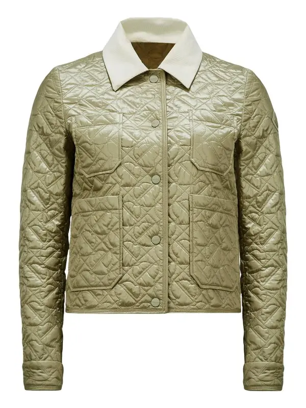 Moncler Varede Quilted Jacket - Nude