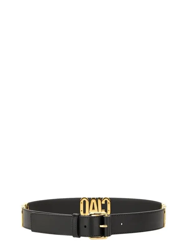 Moschino Ciao Lettering Belt - Green