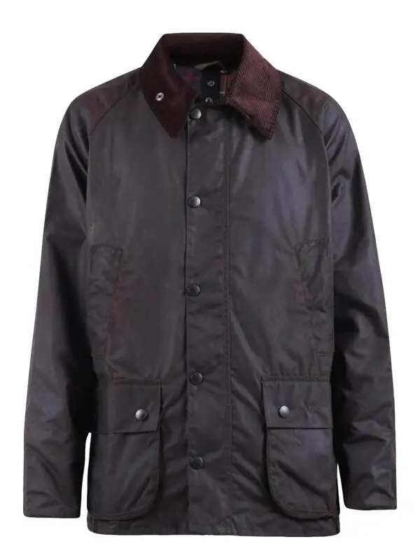 Barbour Bedale Snap-fastening Jacket - Black