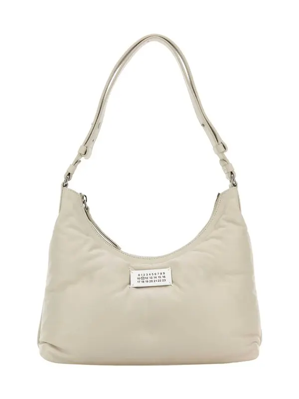 MAISON MARGIELA Glam Slam Hobo Small Shoulder Bag - Light Gray