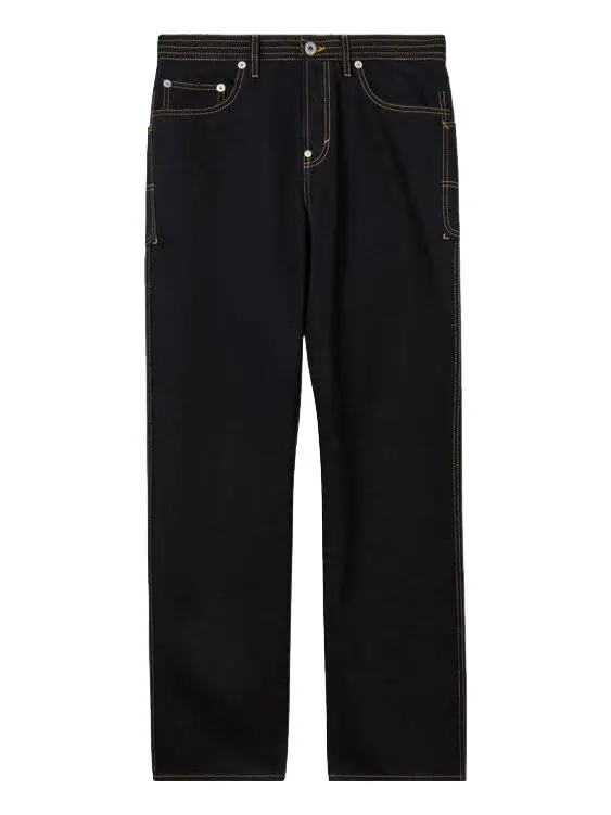 Kenzo Japanese Denim Cargo Jeans - Rinse Black